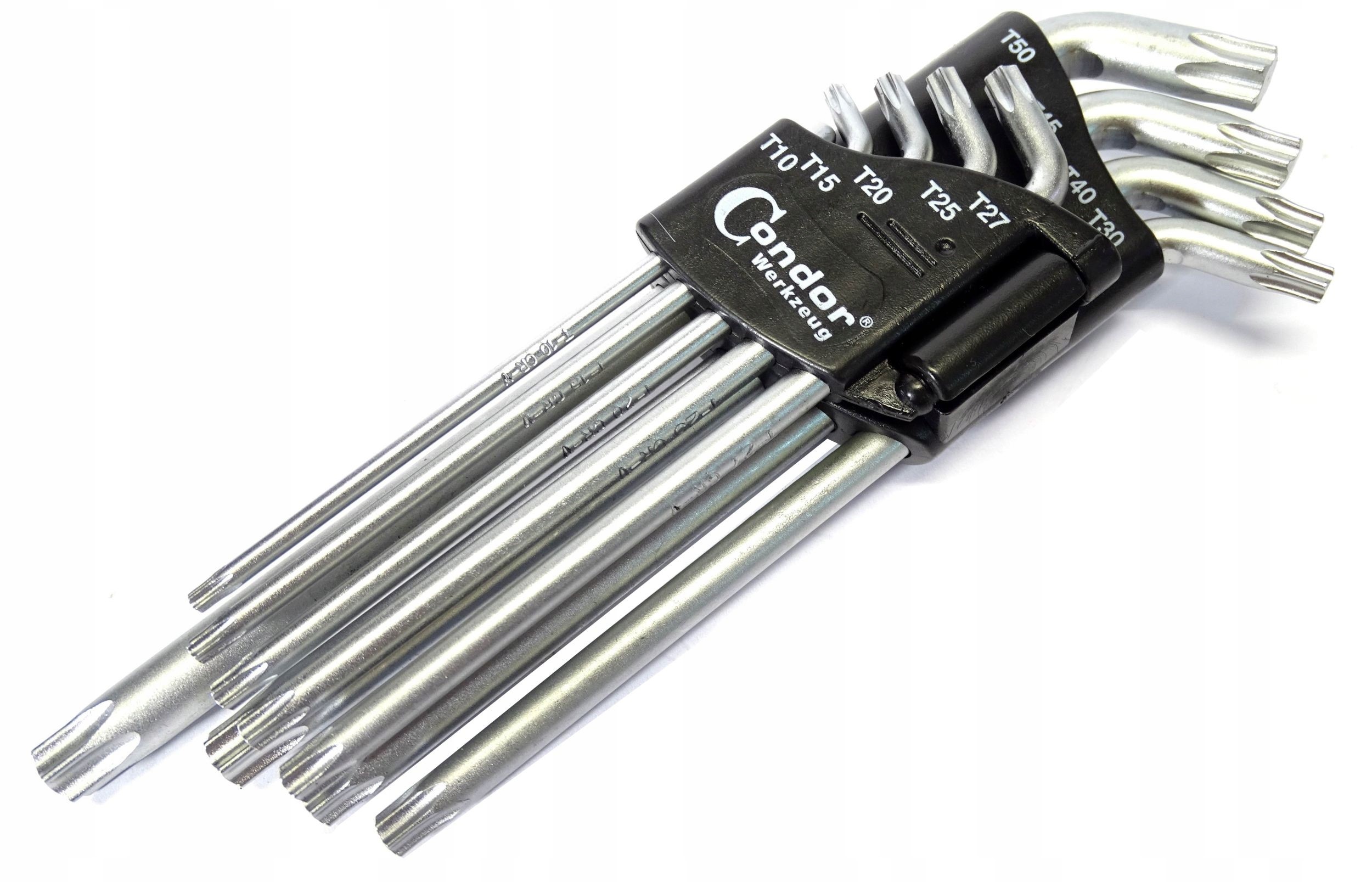 TORX KULCS KÉSZLET T10-T50, 9 DB-OS CONDOR GERMANY, (4037374112141 ...