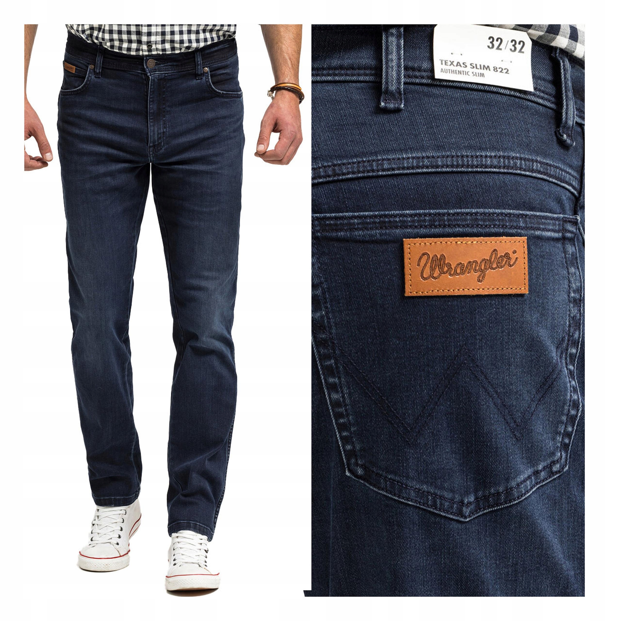 WRANGLER TEXAS SLIM MĘSKIE SPODNIE JEANSOWE JEANSY DŻINSY W40 L32 (5401139195134) • Cena, Opinie ...