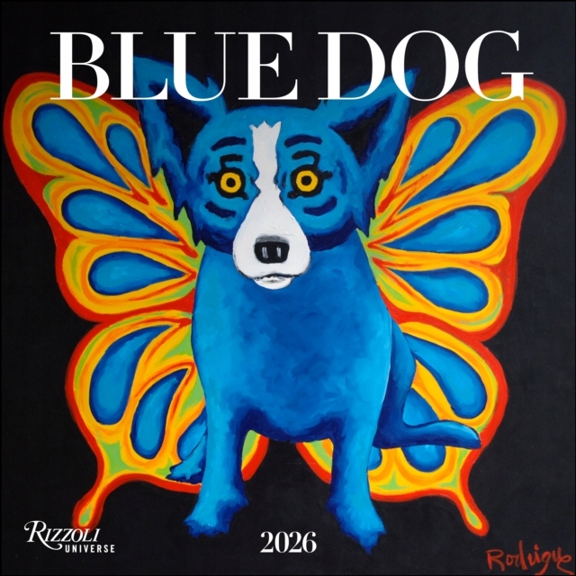 Blue Dog 2026 Wall Calendar GEORGE RODRIGUE (17943324073) | Książka Allegro