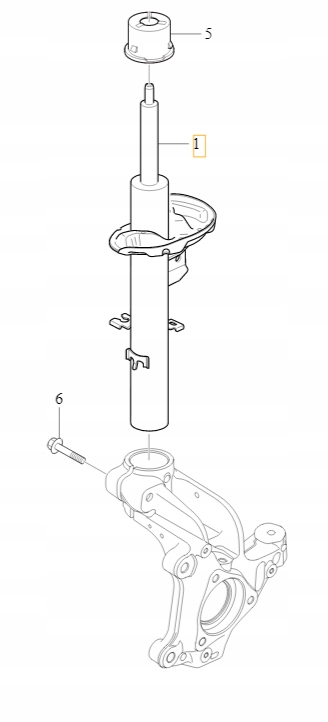 VOLVO XC40 amortyzator przedni prawy przod OE 0714770918099 za 1277 ...