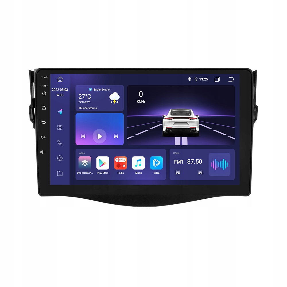 TOYOTA RAV4 Radio FM RDS DAB+ Opcja Android WiFi 4G GPS USB MP3 MP4 DVD ...