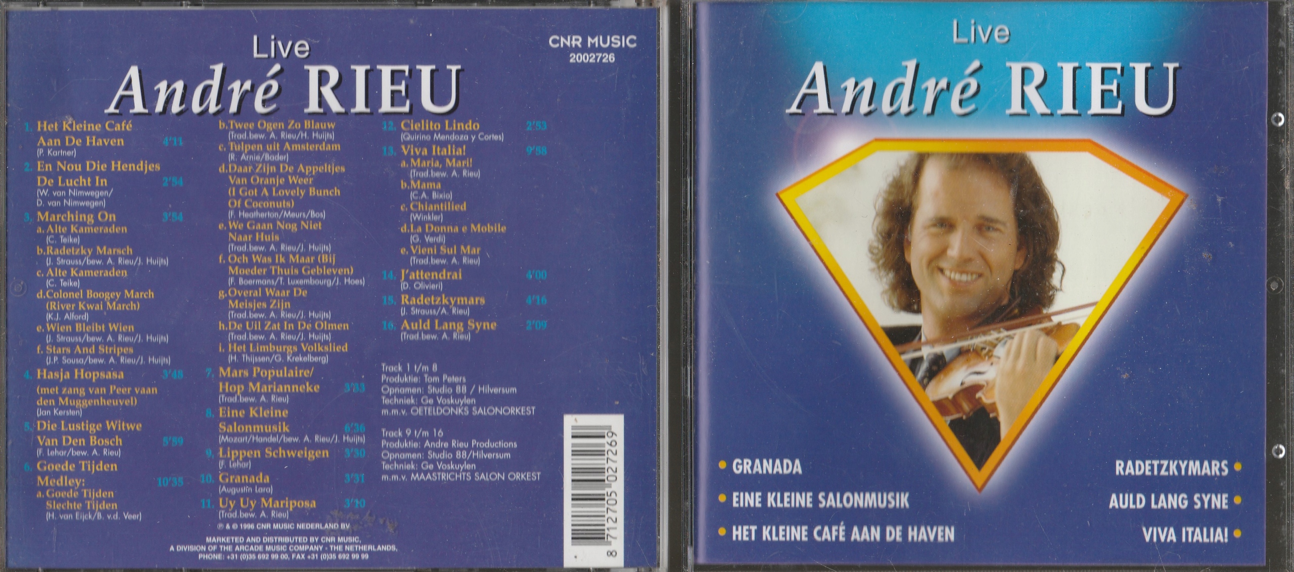 Płyta CD André Rieu - Live 1996 I Wydanie ...