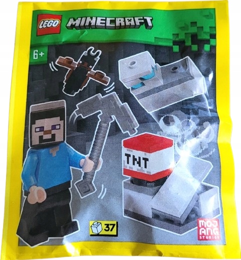 LEGO Minecraft Polybag 662411 Steve w Kopalni diamentów NOWY • Cena ...