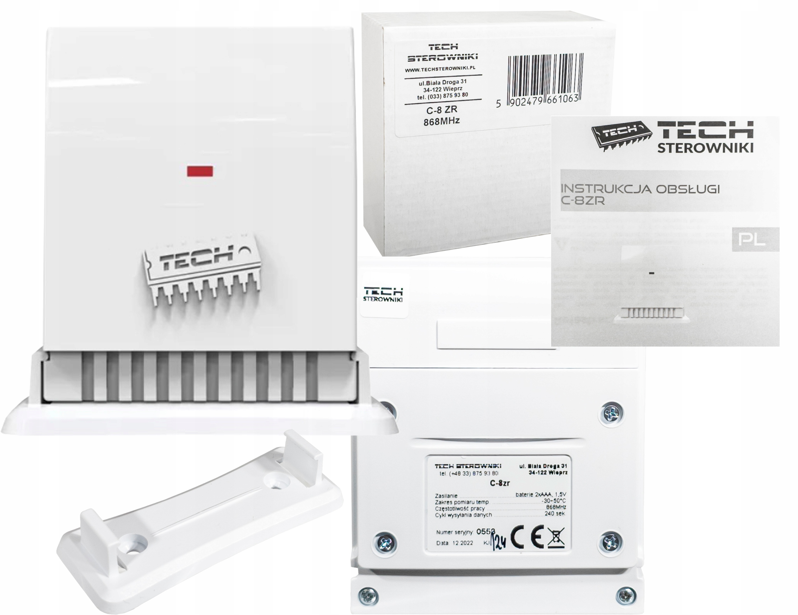 TECH C-8 ZR CZUJNIK TEMPERATURY ZEWNĘTRZNEJ L-8 - porównaj ceny ...