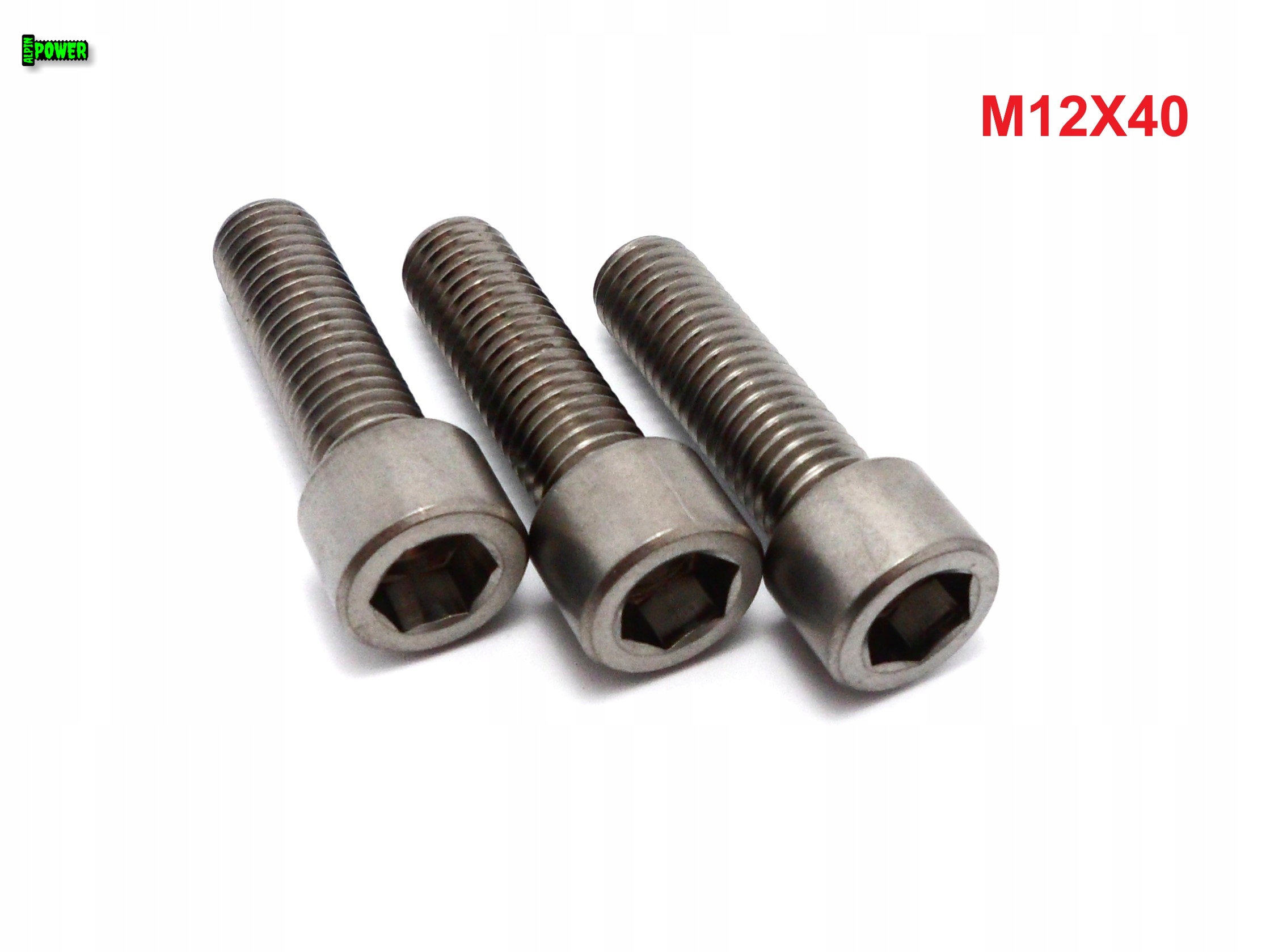 M12X40 ŚRUBA IMBUSOWA DIN 912 ISO 4762 TYTANOWA ŚRUBY TYTANOWE GRADE 5 (M12X40DIN912TYGR5 ...