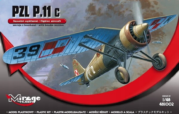 Model Mirage Hobby PZL P.11c 900002 1:48 (5901461900029) • Cena, Opinie • Lotnictwo 11049412860 ...