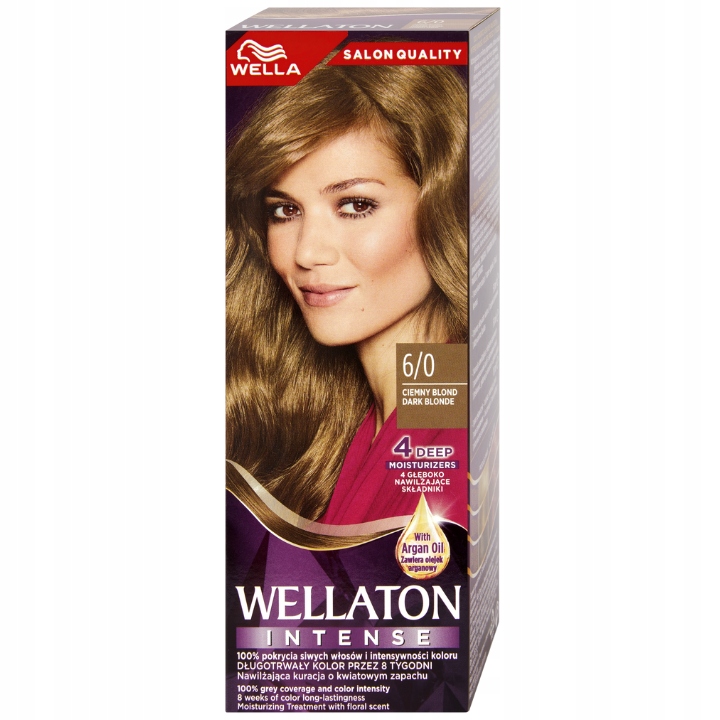 Wellaton Intense Farba do włosów 6/0 Ciemny Blond 13462951419 - Allegro.pl