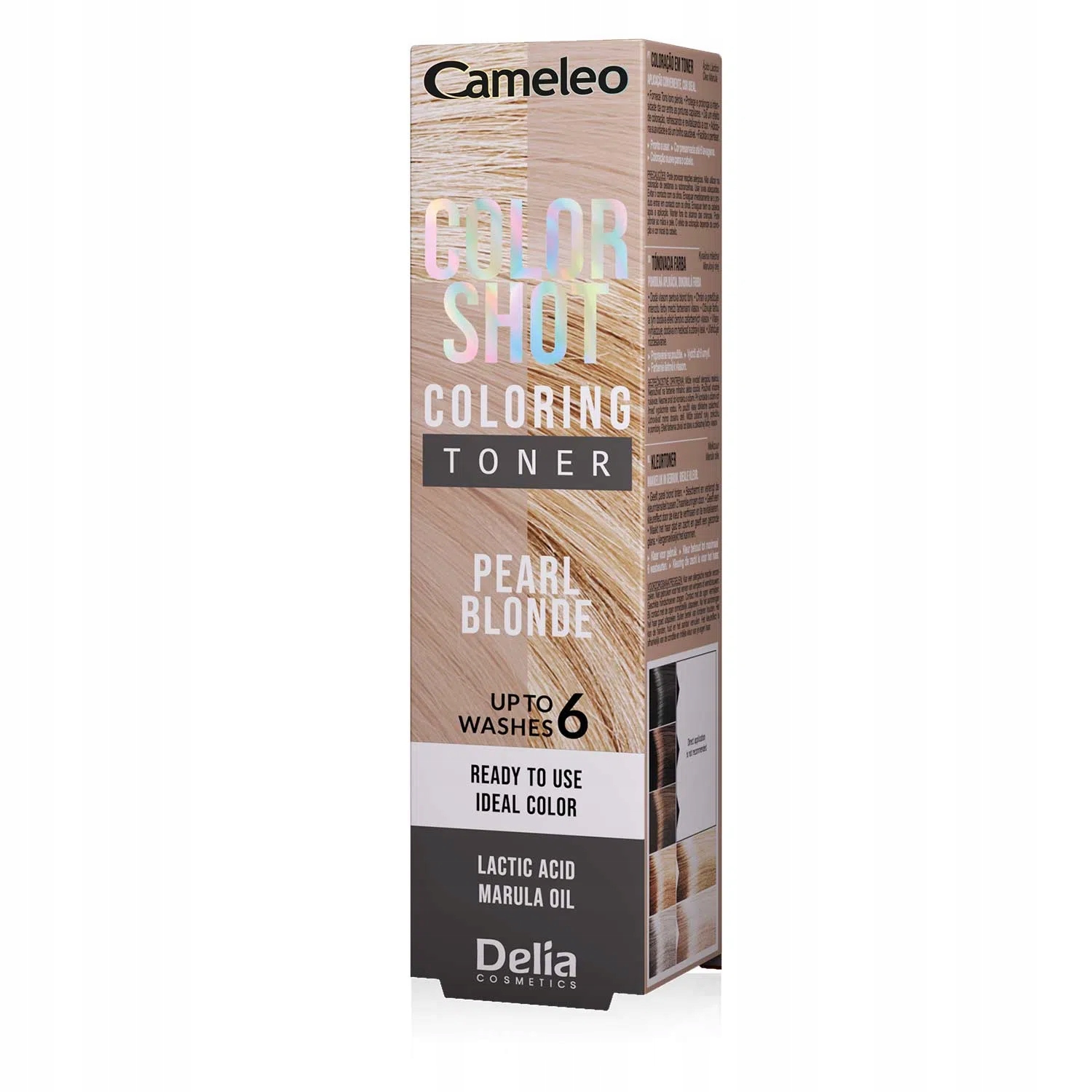Toner Koloryzujący do Włosów Cameleo Color Shot Perłowy Blond 60ml ...