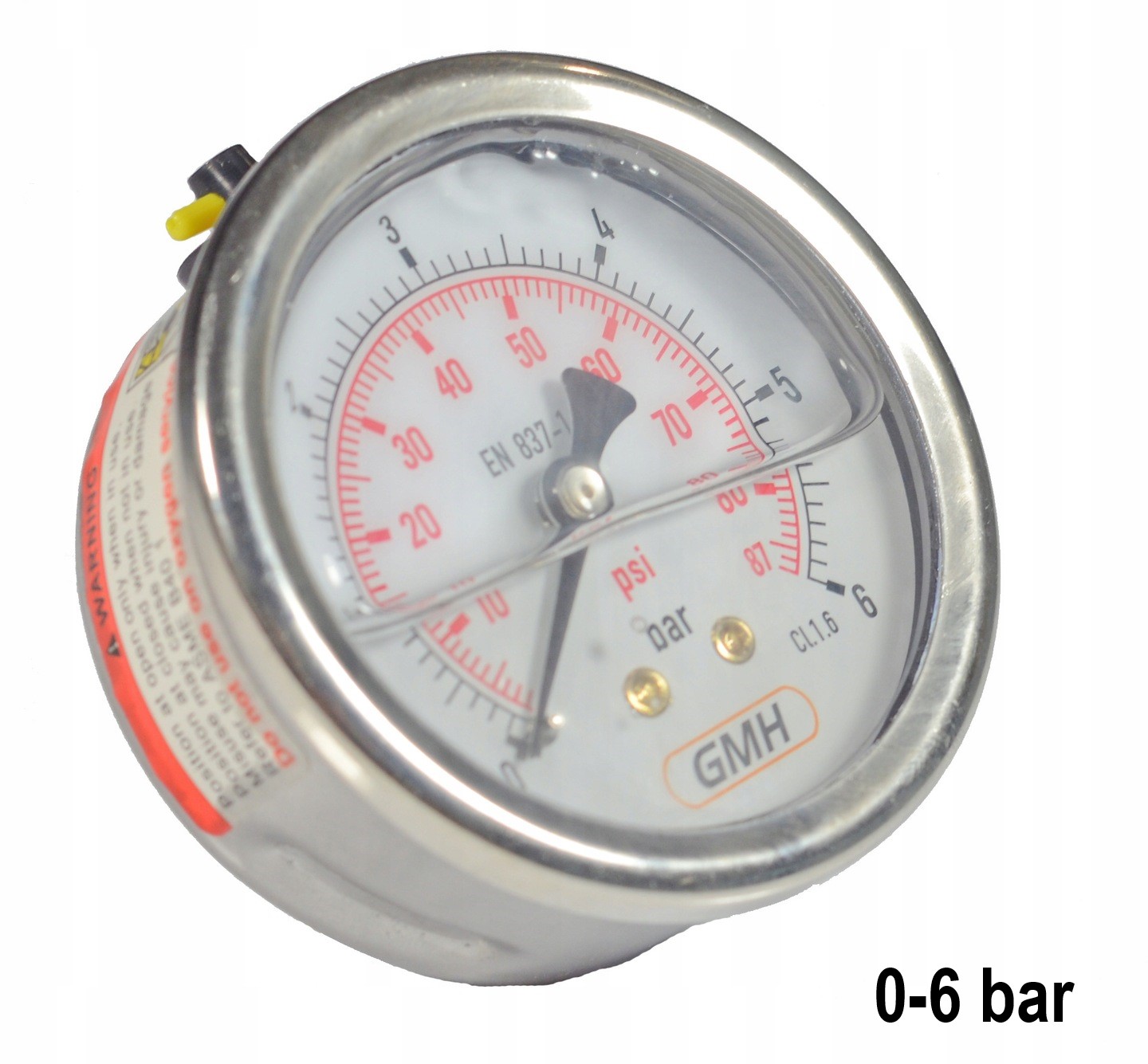 MANOMETR GLICERYNOWY PRZYŁĄCZE TYLNE 0-6 bar • Cena, Opinie • Hydraulika siłowa 11733135400 ...