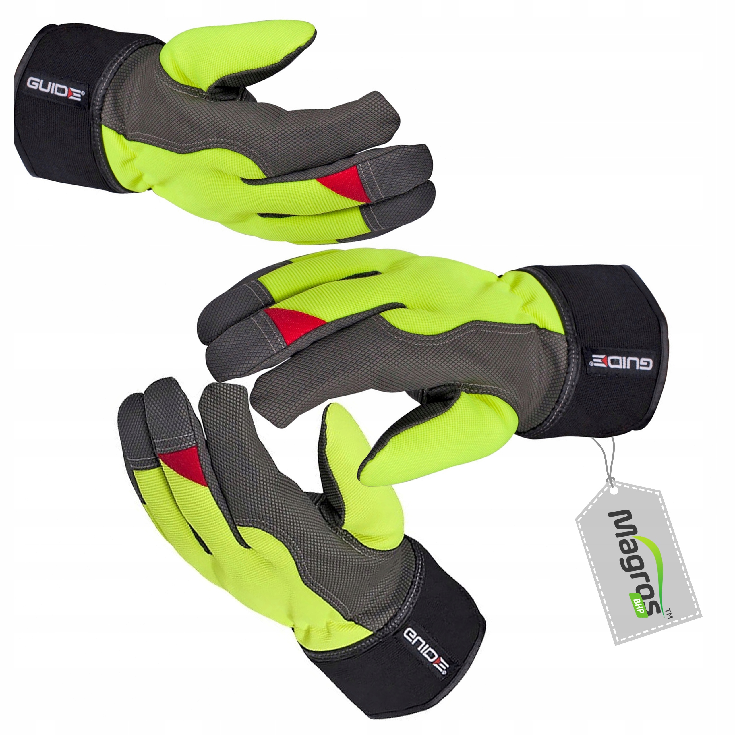 Prémium minőségű, bélelt GUIDE 5148W munkavédelmi kesztyű - Meleg téli ...