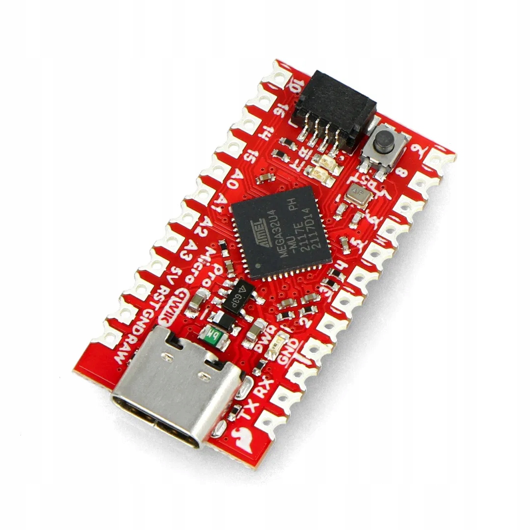 Pro Micro - USB-C - 5V/16MHz - ATmega32U4 - SparkFun DEV-15795 - Sklep, Opinie, Cena w Allegro