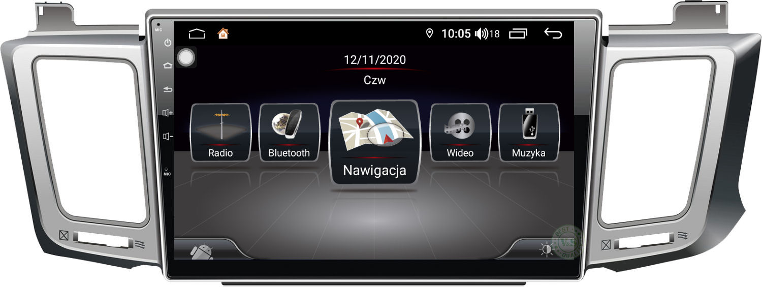 Radio Nawigacja Toyota Rav4 JBL V&S Business Line QLED CarPlay ...