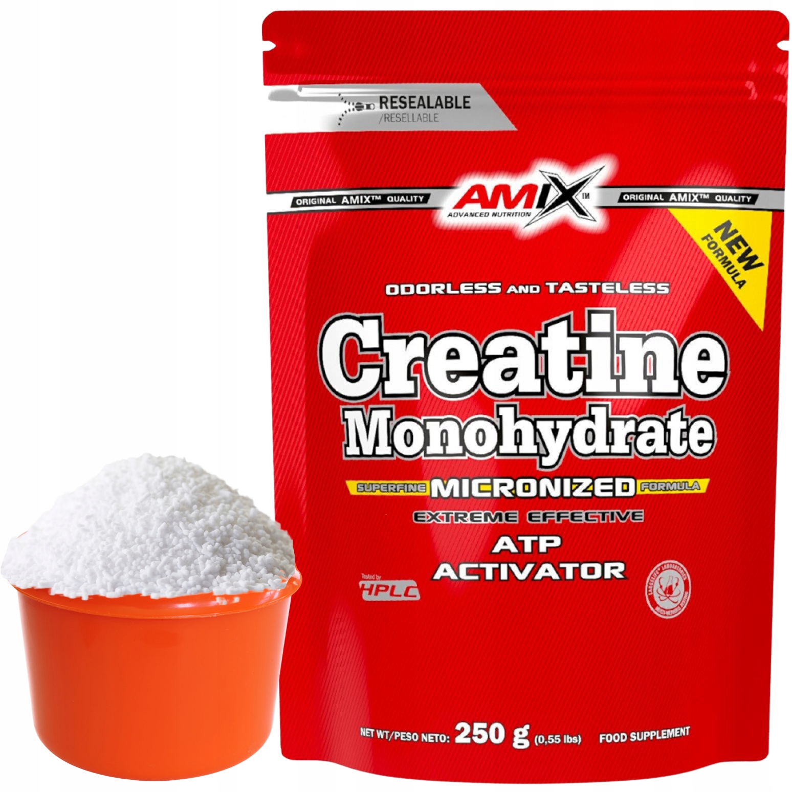 Kreatín Monohydrat Creatine Monohydrate Doplnok Amix 250g - Allegro