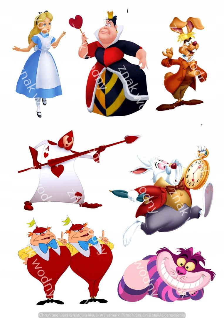 Ozdoby Alicja w Krainie Czarów - Niska cena na Allegro.pl