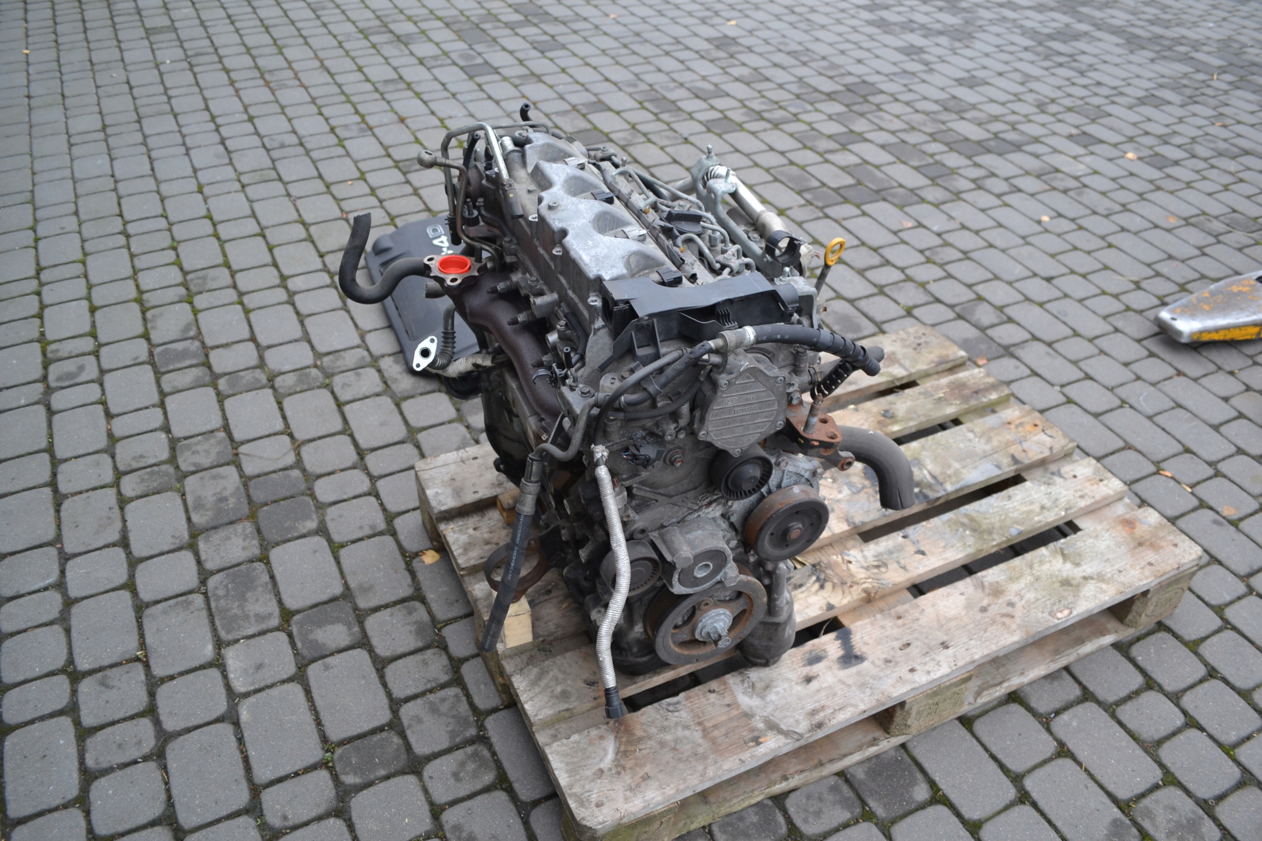 SILNIK TOYOTA AVENSIS T27 2.0 D4D 1AD-FTV 1ADFTV Komplet Piąty Wtrysk ...