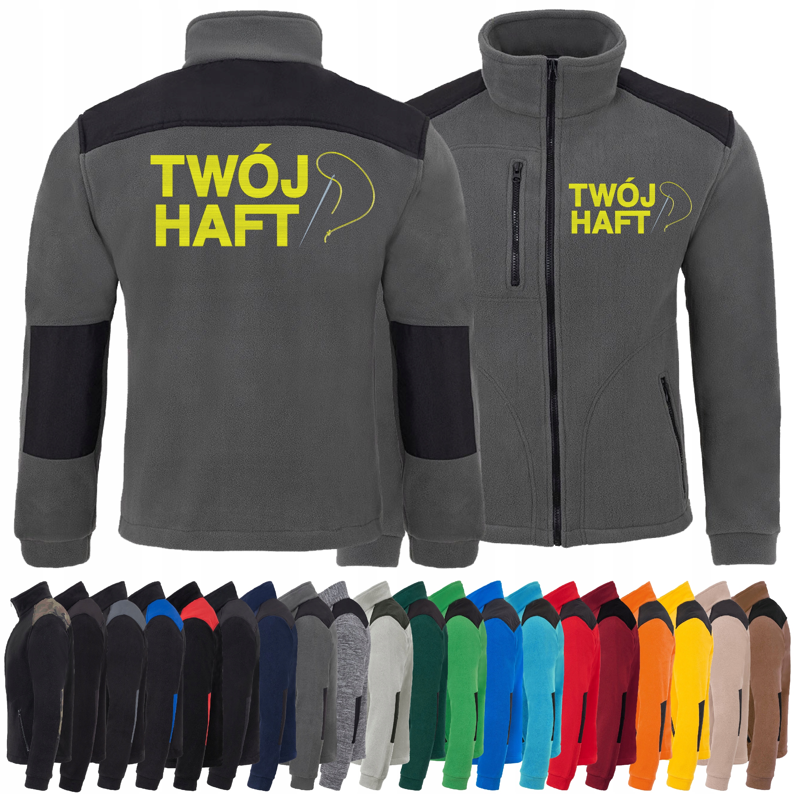 POLAR PREMIUM z HAFTEM Twój nadruk logo PRZÓD+TYŁ M • Cena, Opinie ...