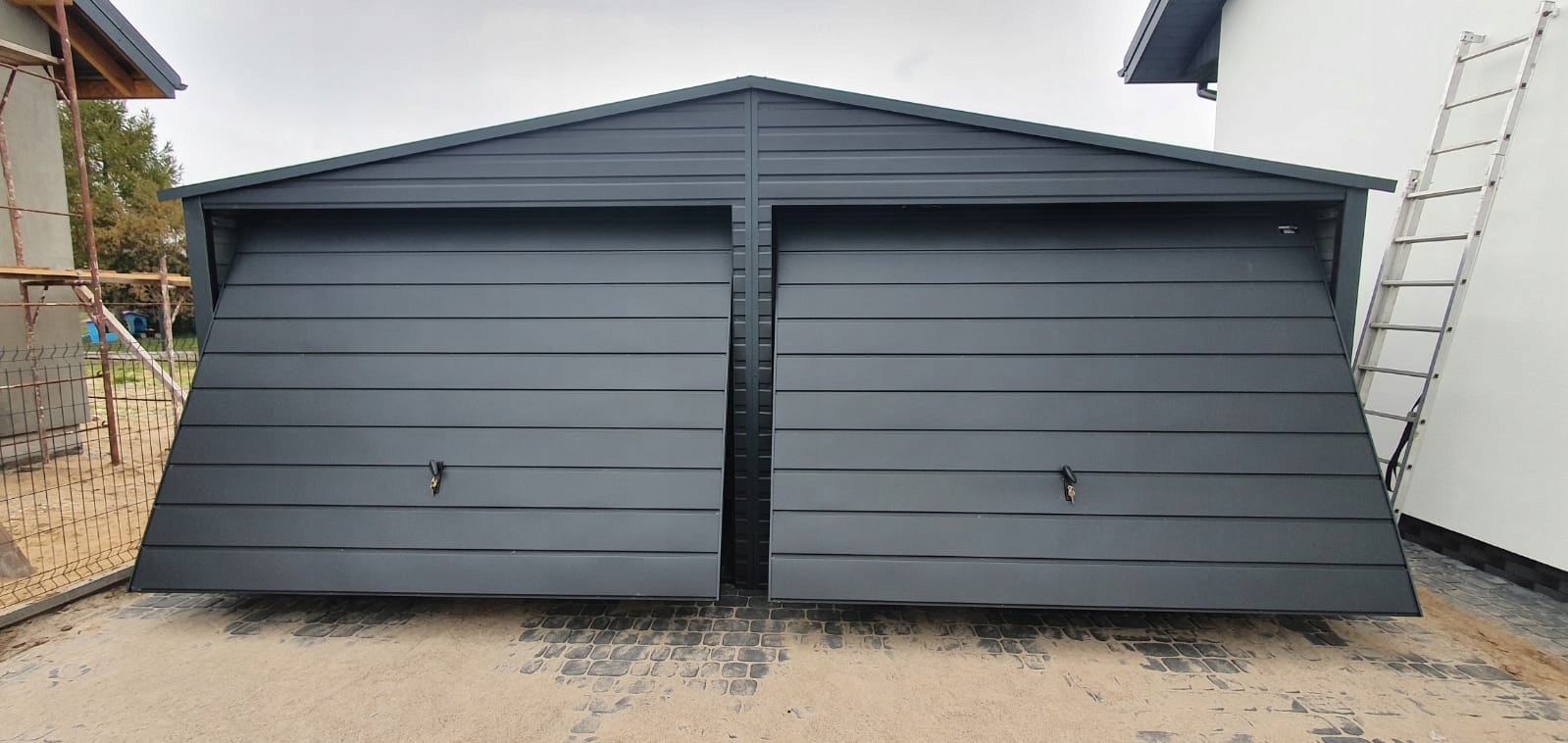 Garaż blaszany 6x5 PRODUCENT • Cena, Opinie • Garaże 13344859189 • Allegro