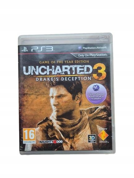 Uncharted 3: Drake's Deception - Game of the Year Edition PlayStation 3 (PS3) pudełkowa - Stan ...