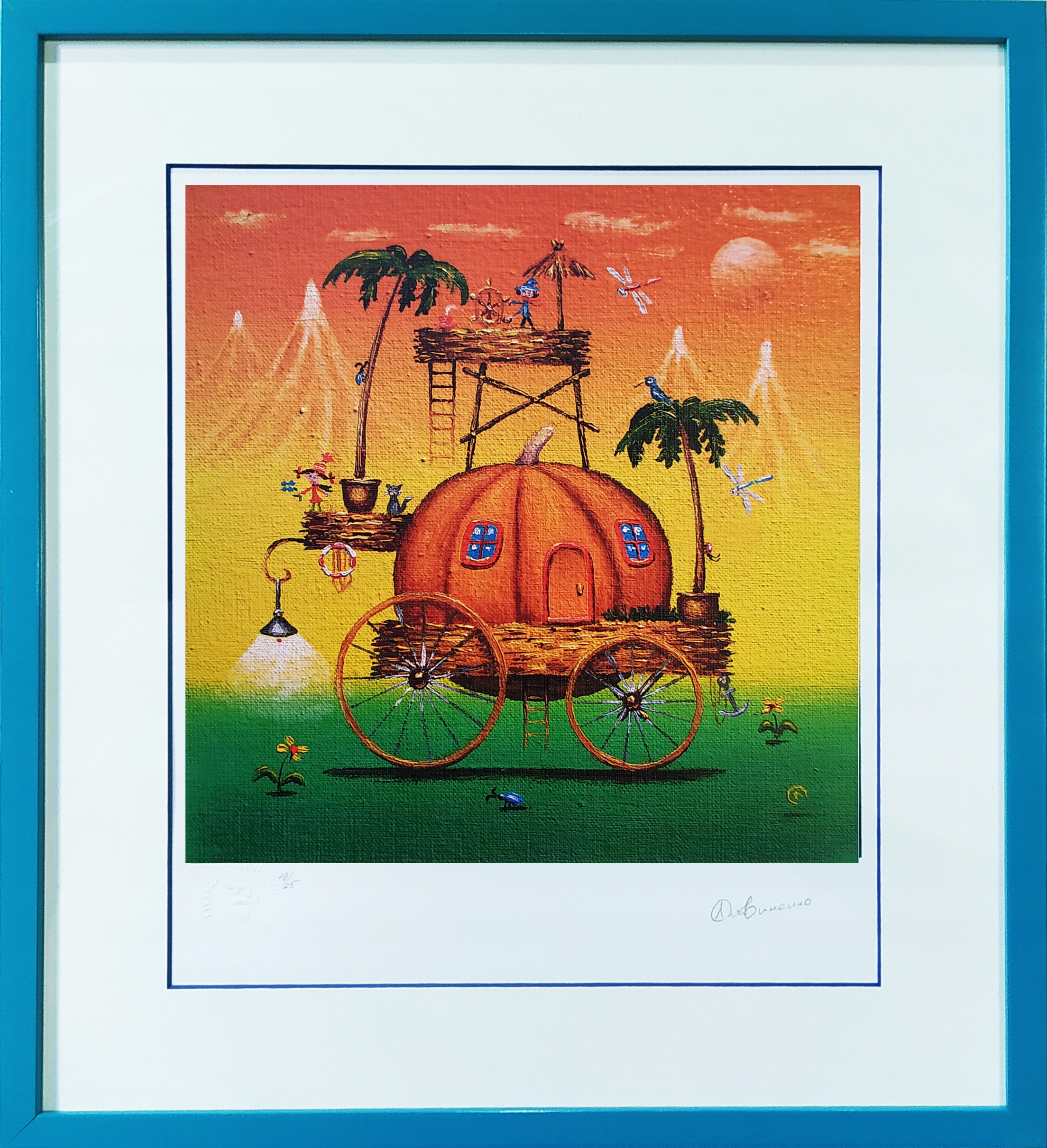 Oleg Litvinenko Inkografie - Dýňový dům A3, • Ceny, Recenze - Allegro