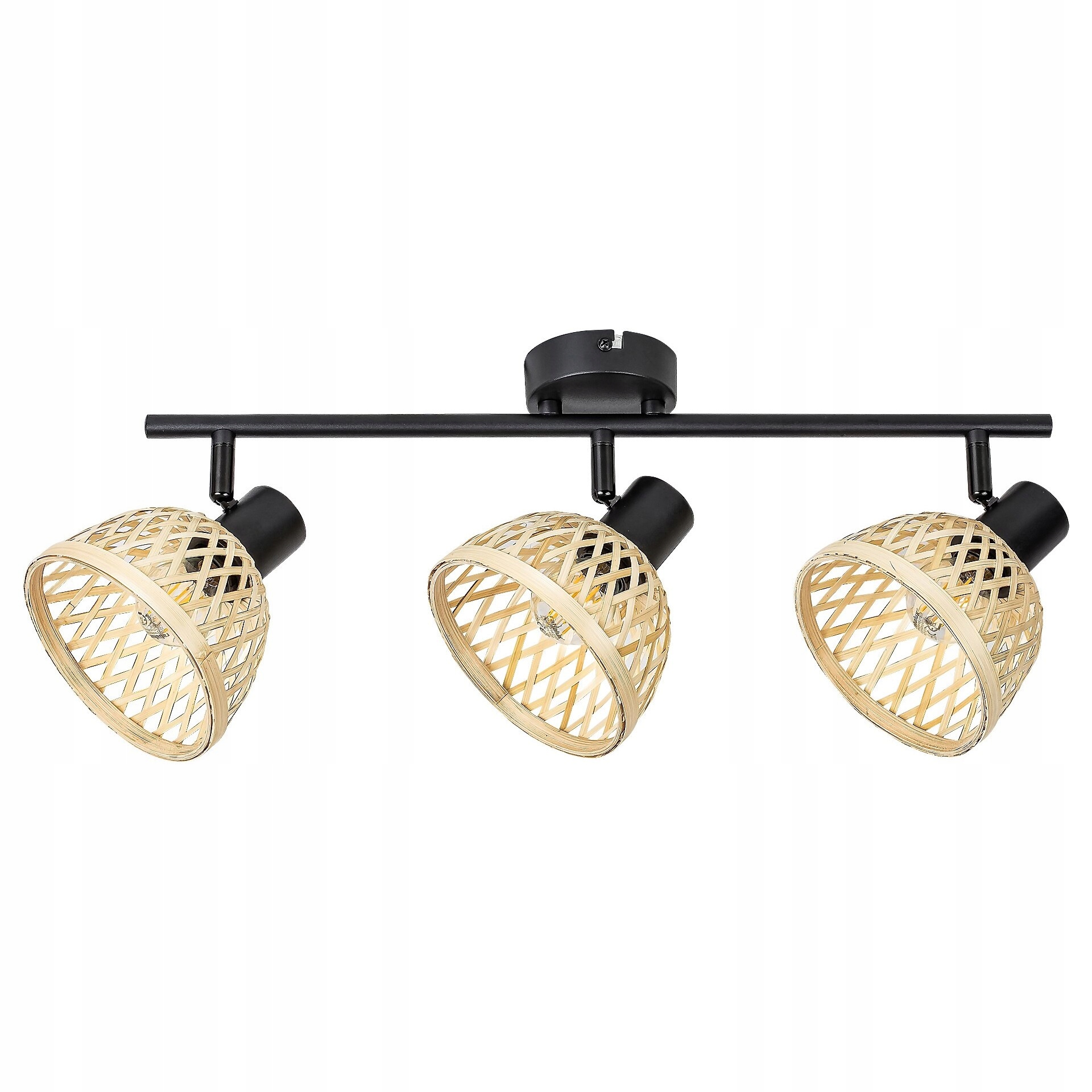PLAFON LAMPA RABALUX RATTAN 3135 NATURALNY/ CZARNY • Cena, Opinie - Allegro