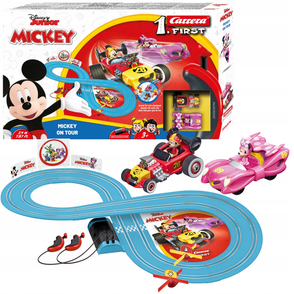 ZÁVODNÍ DRÁHA CARRERA FIRST 63046 myšák Mickey ON TOUR 2,4 M za 803 ...
