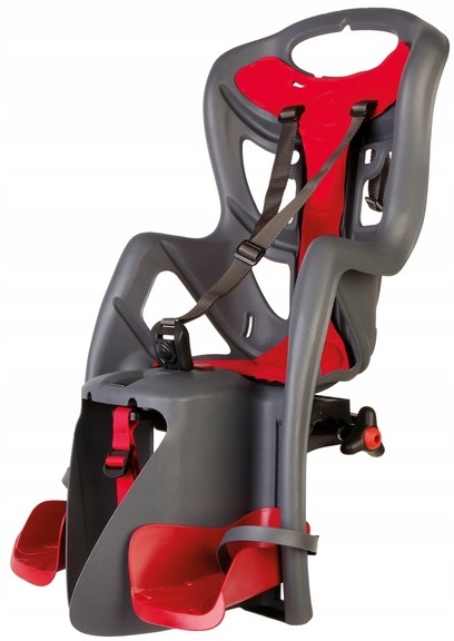 WŁOSKI DUŻY SOLIDNY FOTELIK NA ROWER ROWEROWY PEPE NA BAGAŻNIK DO 22 KG ...