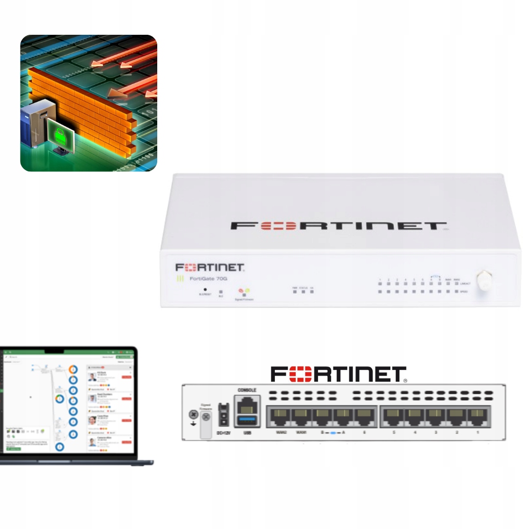 Fortinet FortiGate 70G FG-70G NGFW 10xGE RJ45 UTM OCHRONA SIECI - Sklep ...