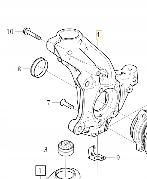 Volvo OE 32221856 zwrotnica osłona • Cena, Opinie - Allegro