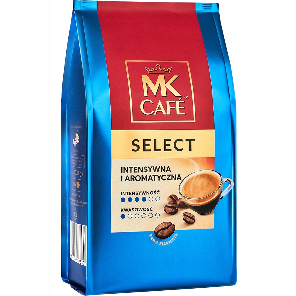 Kawa ziarnista MK Cafe 1 kg mk cafe mkcafe kawa do ekspresu select 1000g 14667567908 - Allegro.pl