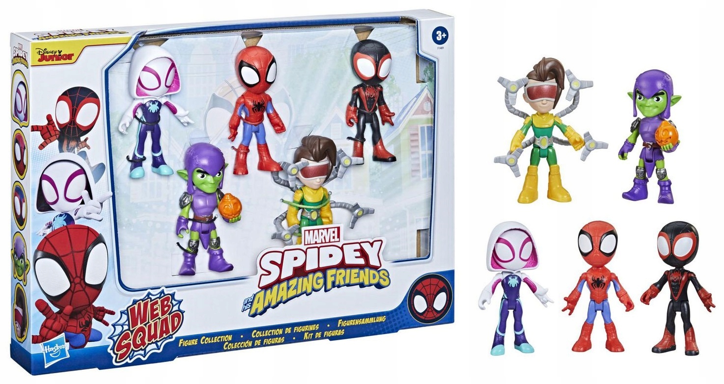 Zestaw Hasbro Marvel Spidey And His Amazing Friends 5 szt. 17057816291 ...