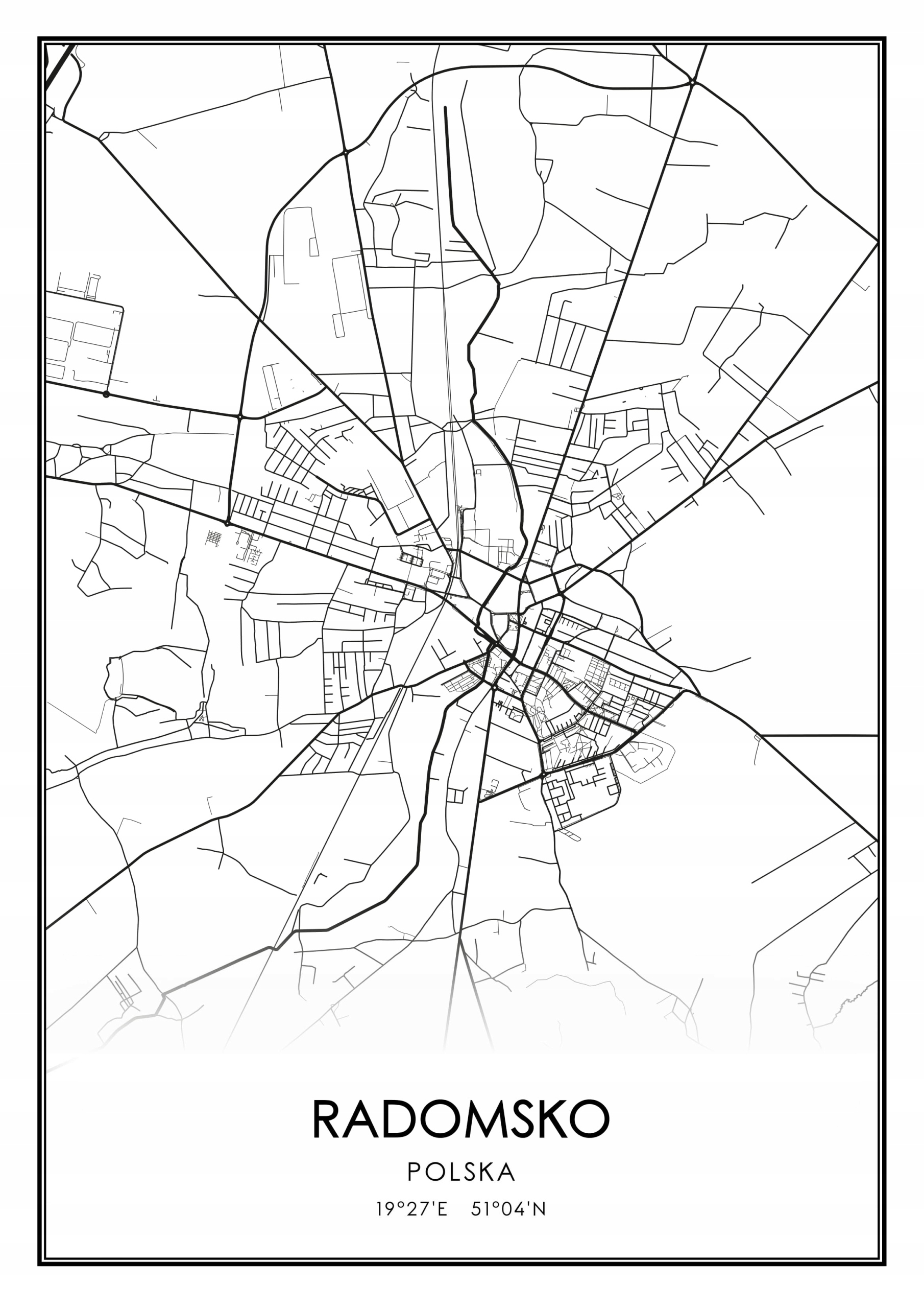 Plakat Line Art bez ramy 40 x 60 cm • Cena, Opinie • Plakaty ...