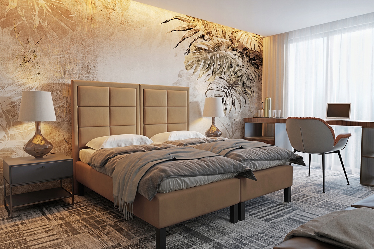 Łóżko Hotelowe LUX skrzynia pod materac 160x200 • Cena, Opinie • Łóżka ...