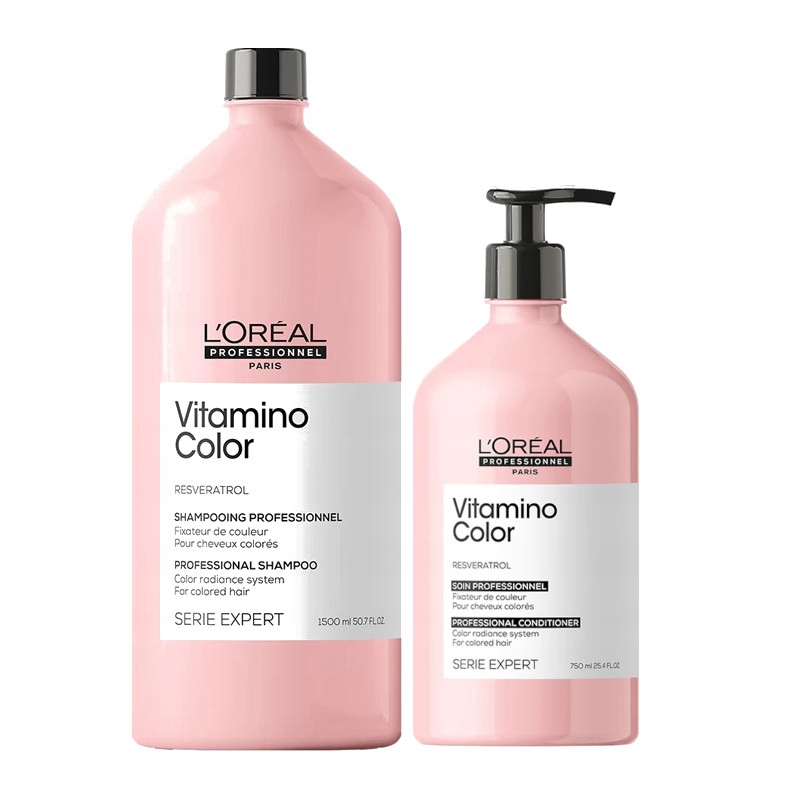 LOREAL VITAMINO COLOR SZAMPON + ODŻYWKA ZESTAW (3474636975976) • Cena ...