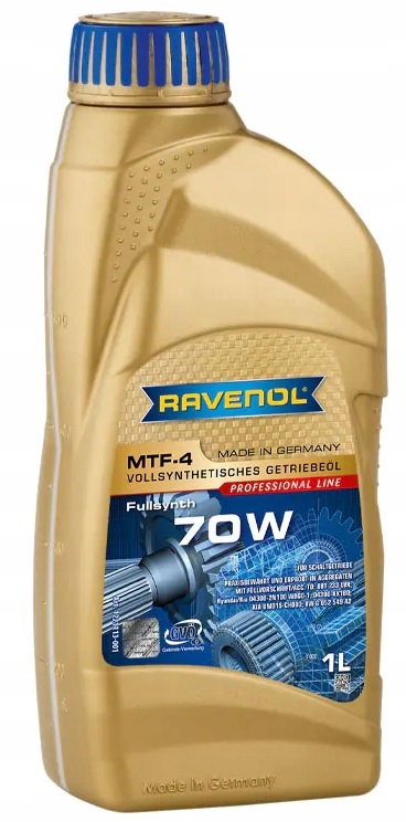 RAVENOL OLEJ RAVENOL MTF-4 70W 1L / GL4+ / VW G 052 549 A2 1221113-001 ...