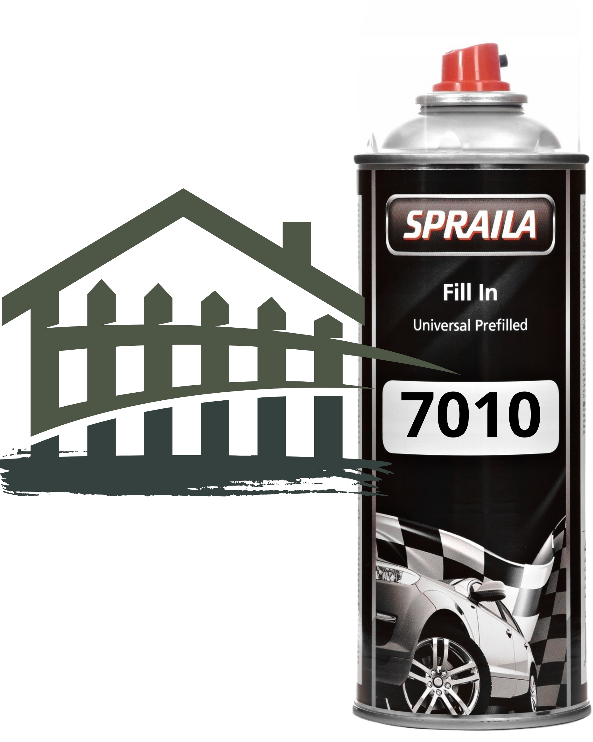 RAL 7010 PÓŁMAT DACHY RYNNY I PŁOTY PLANDEKA SZARA FARBA LAKIER SPRAY ...