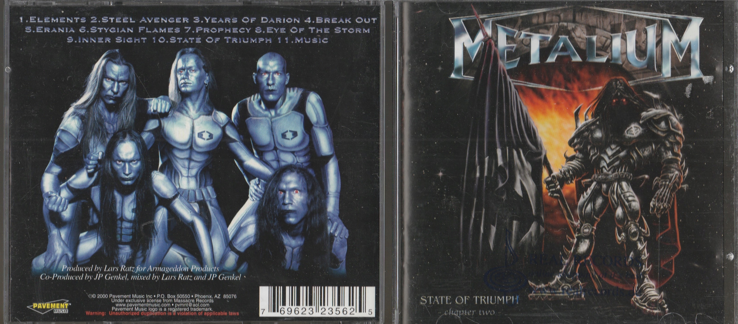 Płyta CD Metalium - State Of Triumph - Chapter Two 2000 I Wydanie ...