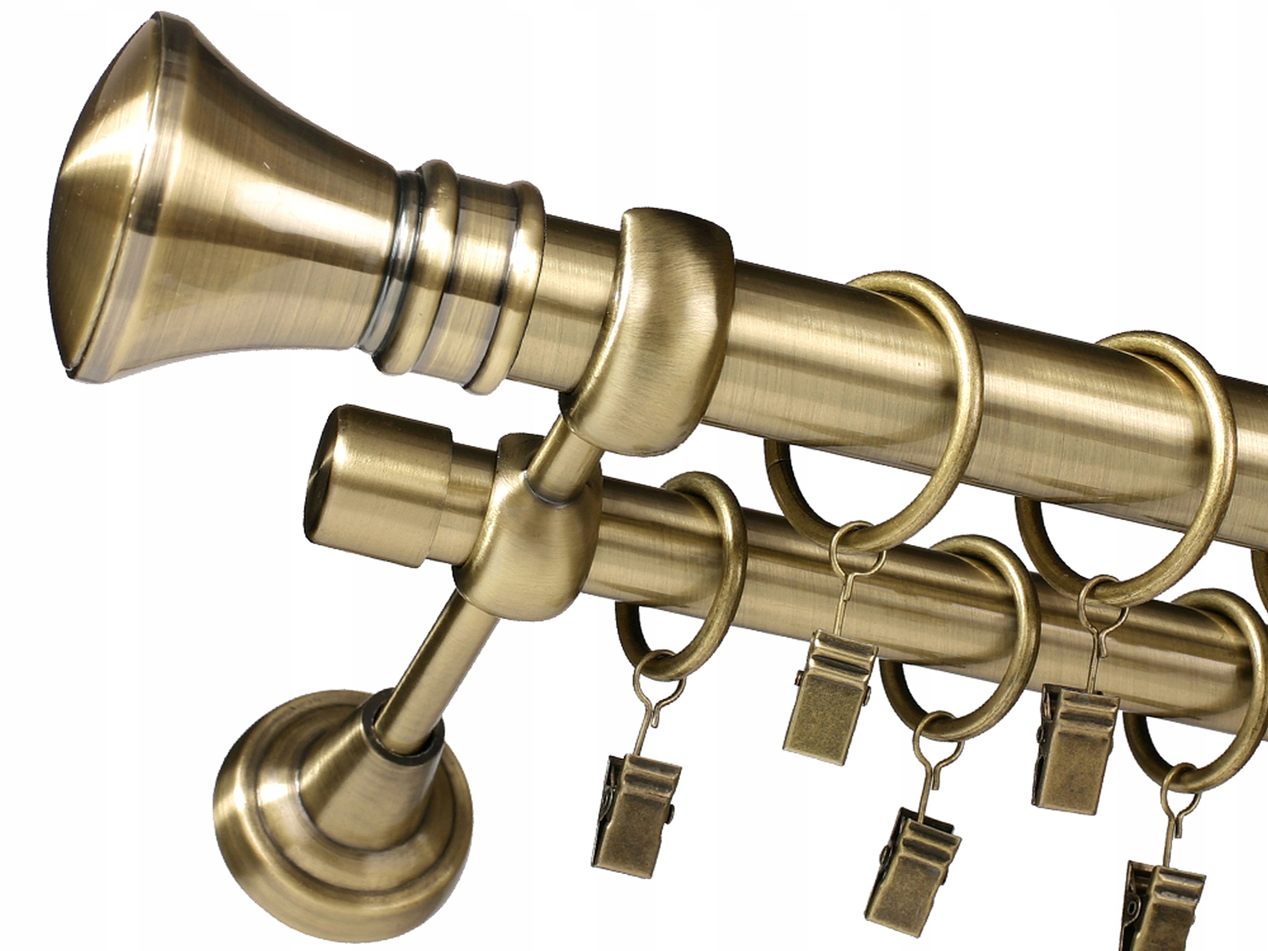 KARNISZE EXCLUSIVE KARNISZ PODWÓJNY 25+19 / 180 cm (Mocne grube solidne ...