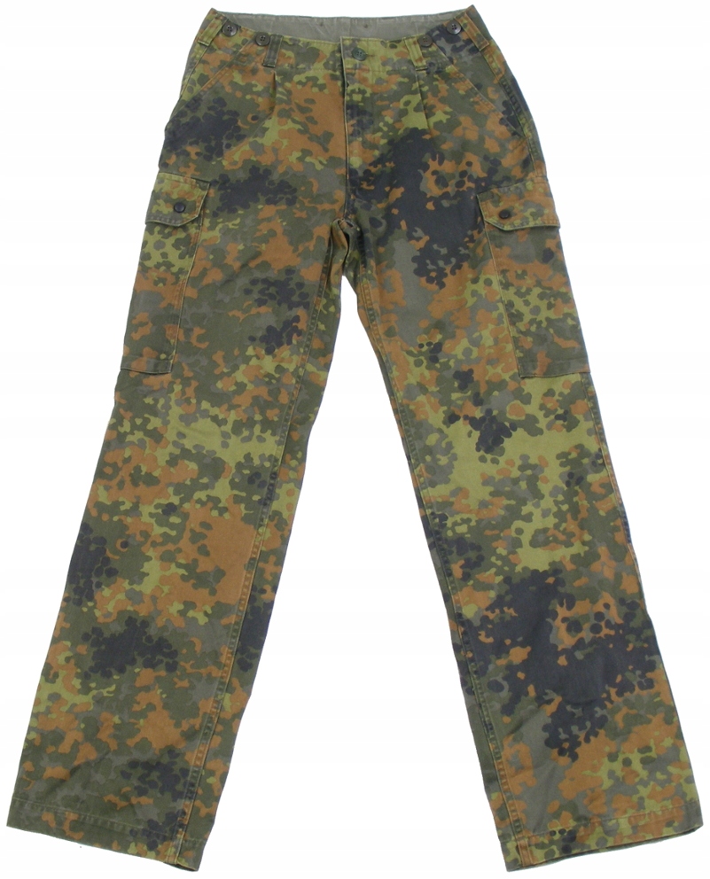 Spodnie Wojskowe BW Bundeswehr Flecktarn DAMSKIE BOJÓWKI PAS 69 cm R2 ...