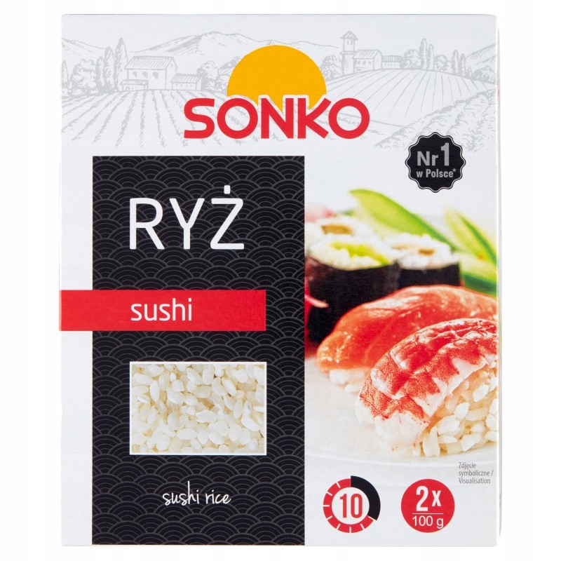 Sonko Ryż sushi 200 g (2 x 100 g) (5902180310106) • Cena, Opinie • Ryż ...
