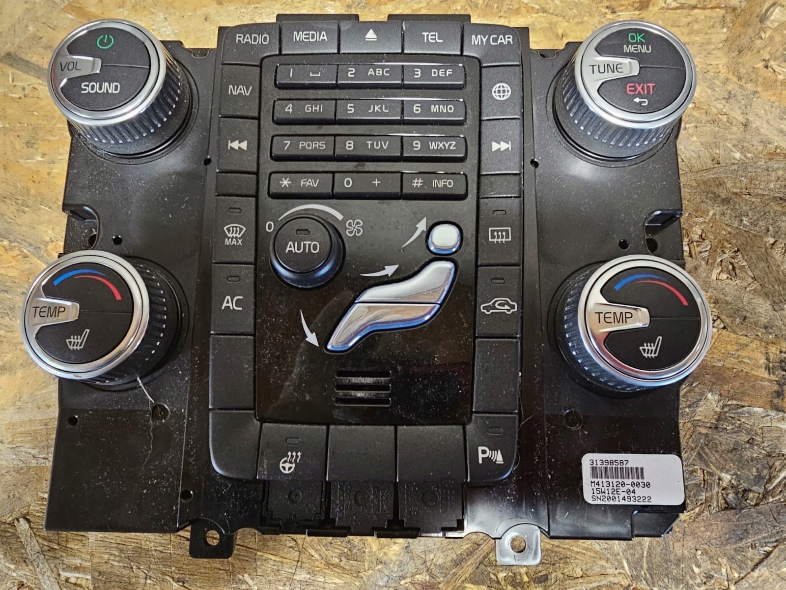 VOLVO V60 XC60 S60 XC70 V70 S80 Panel klimatyzacji 31398587 za 400 zł z ...