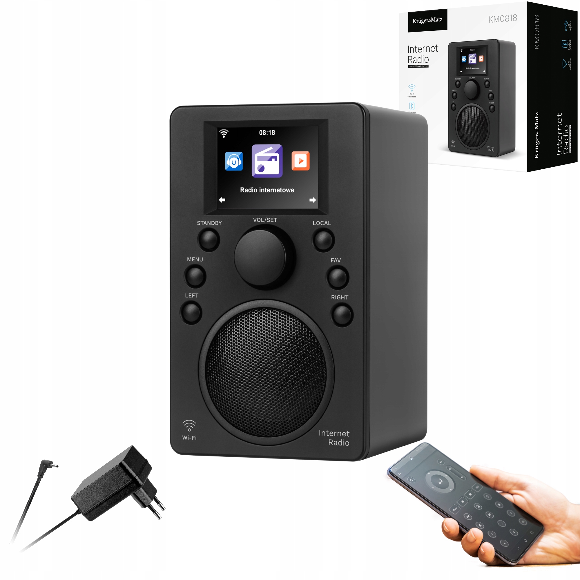 Internetové Rádio - Rádia na Allegro - Audio zařízení pro domácnost - Elektronika a domácí ...