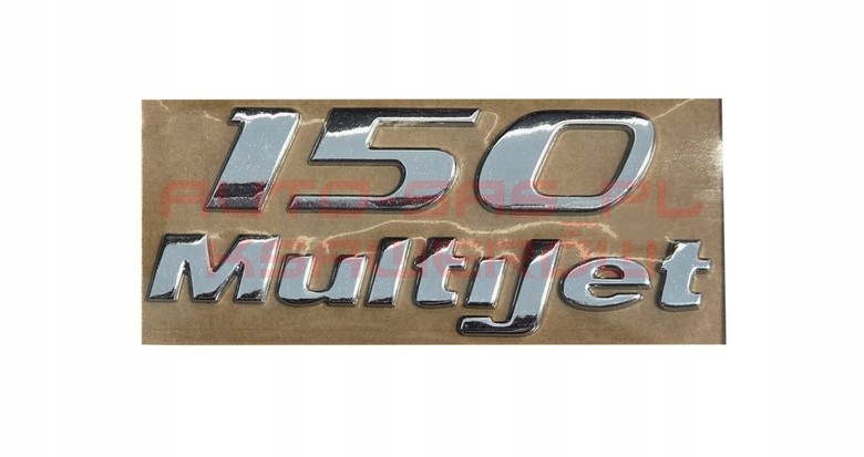 ZNAK EMBLEMAT 150 MULTIJET FIAT DUCATO 1365411080 • Cena, Opinie - Allegro