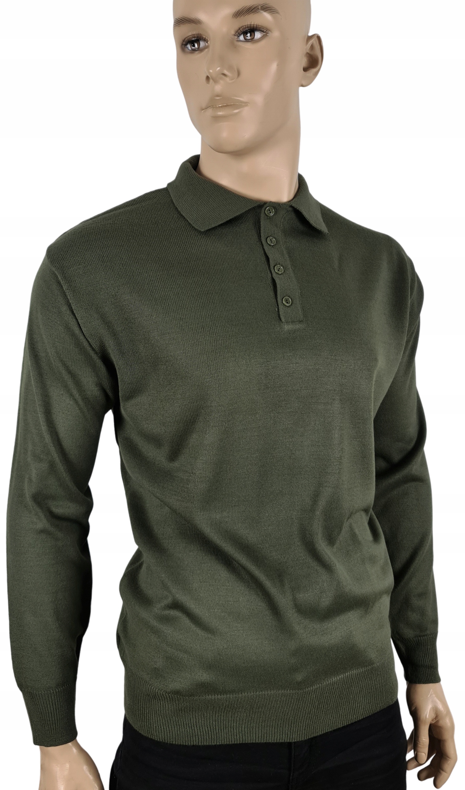 MILA sweter POLO zielony polo rozmiar L • Cena, Opinie • Swetry ...