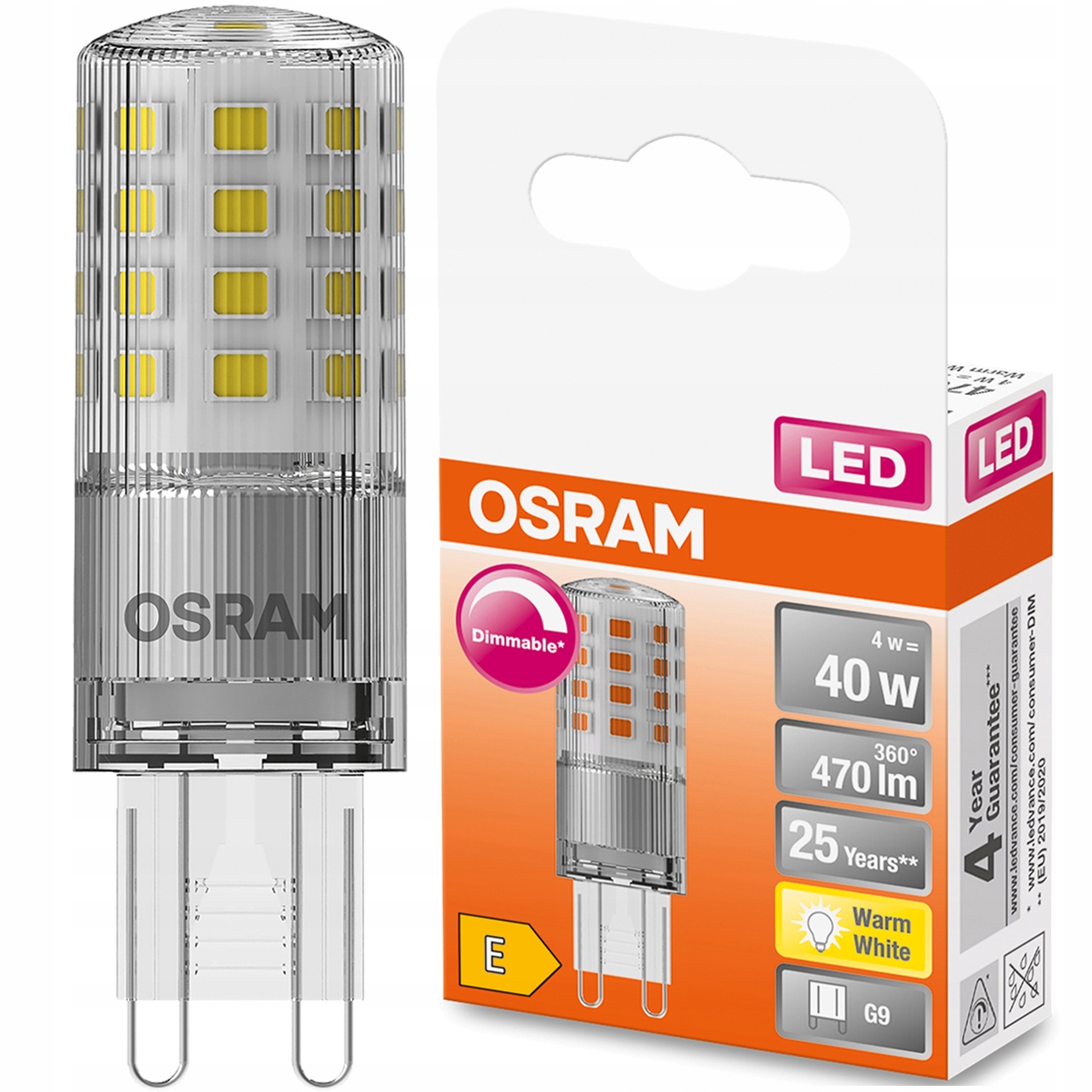 Żarówka LED G9 MINI 4,4W 2700K OSRAM Ściemnialna (4058075432246) • Cena ... Żarówka LED G9 MINI 4,4W 2700K OSRAM Ściemnialna (4058075432246) • Cena ...