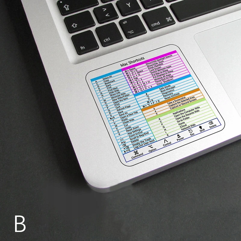 Computer Reference Keyboard Shortcut Sticker Adhesive For Windows PC ...