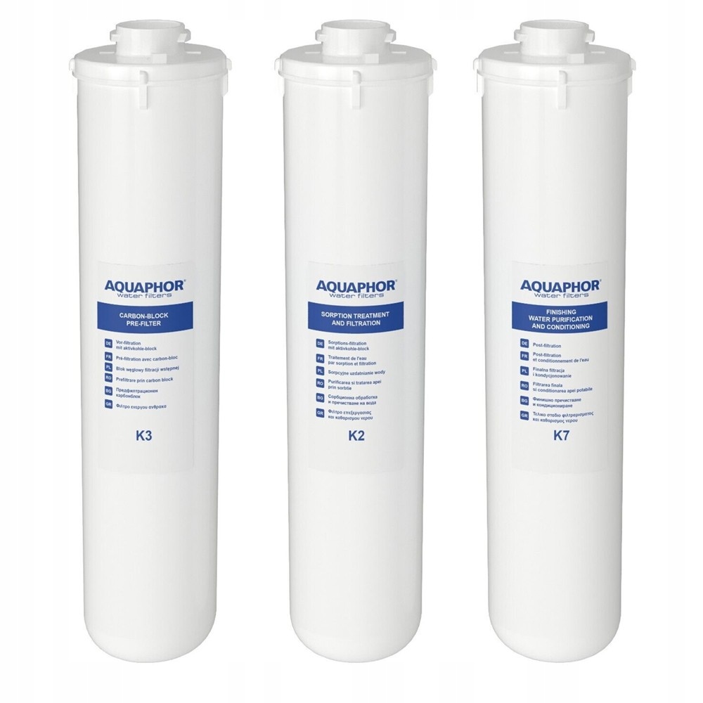 Aquaphor Sada NÁHRADNÝCH VLOŽIEK do FILTRA na vodu, výmenné FILTRE K3 ...