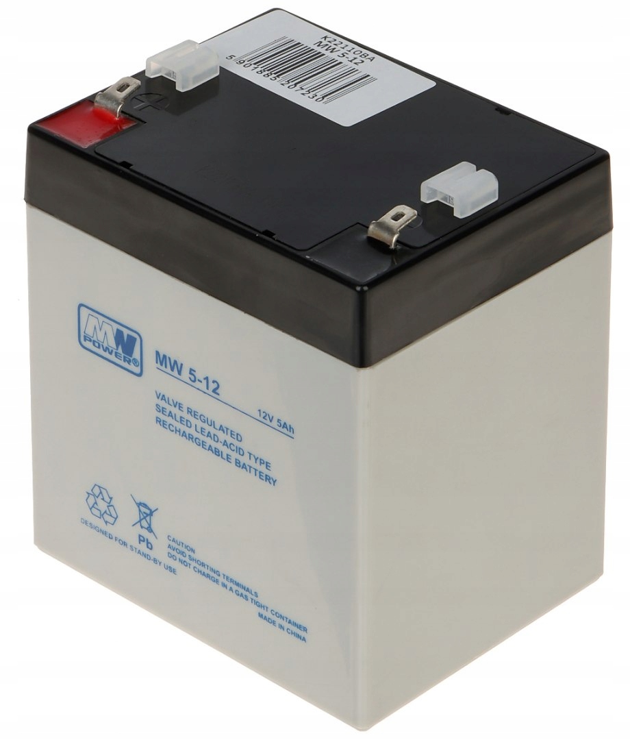 AKUMULATOR 12V/5AH-MW - Sklep, Opinie, Cena w Allegro