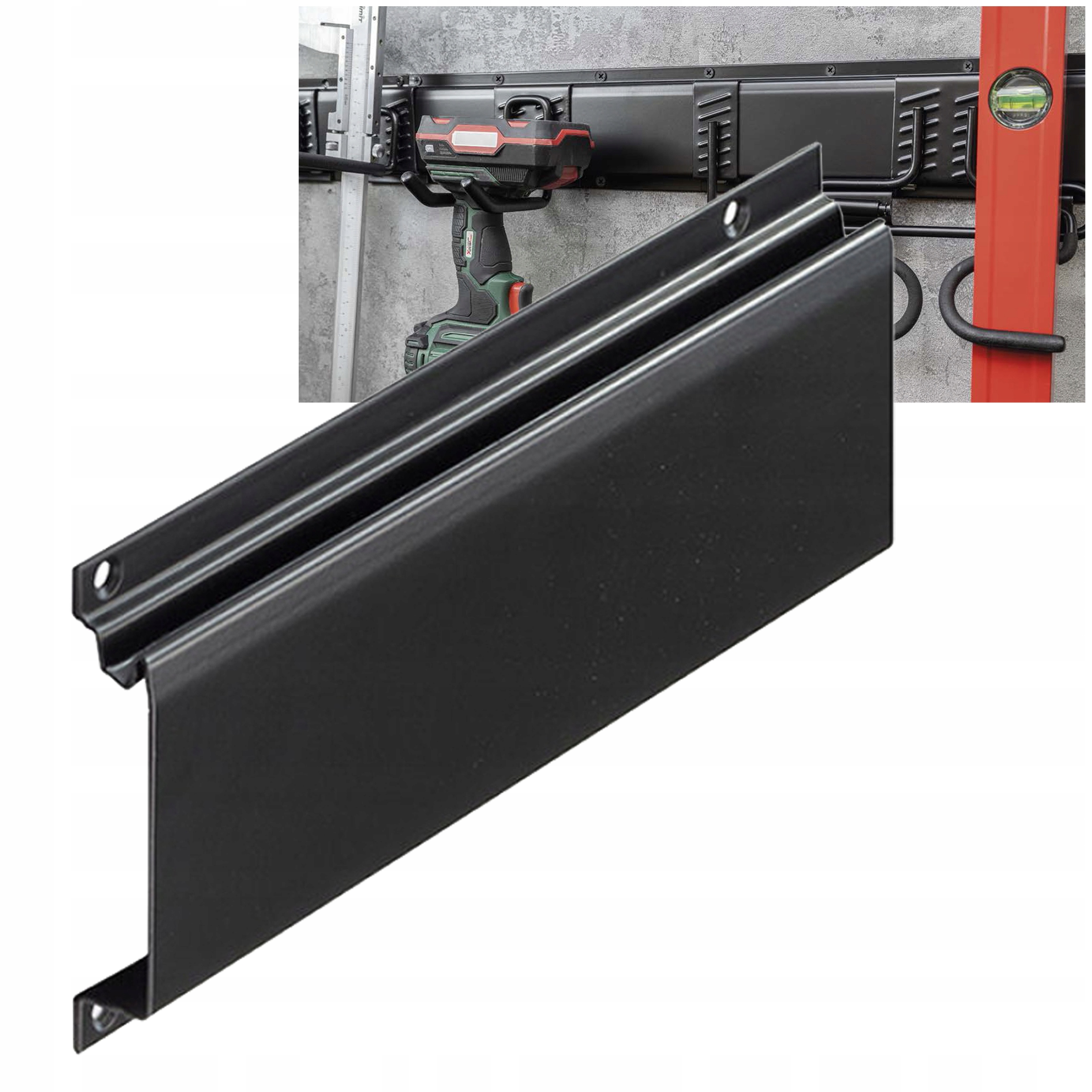 SZYNA MONTAŻOWA SCIENNA DO MONTAŻU HAKÓW SYSTEM GOLIAT 60CM + WKRĘTY ...