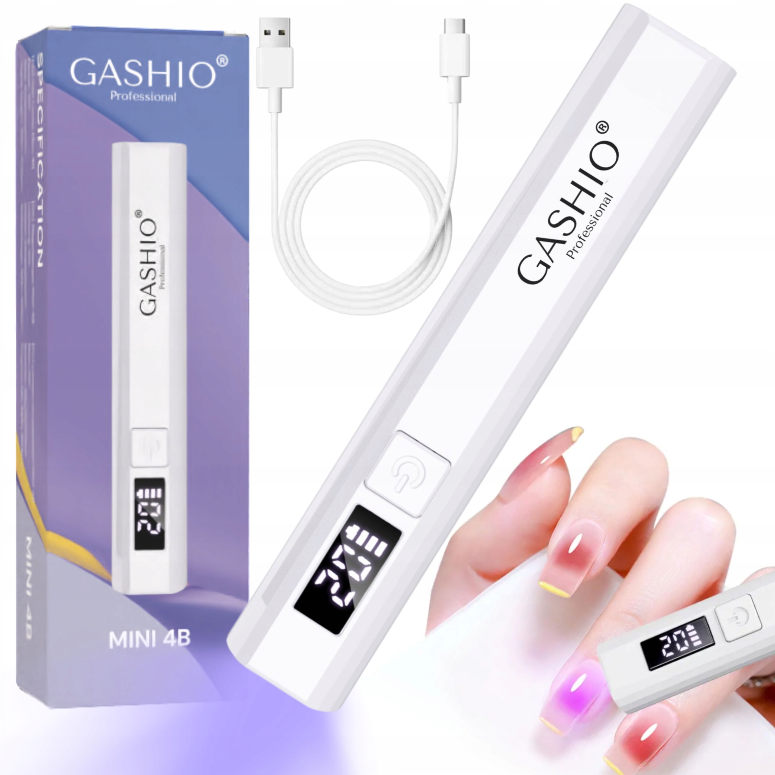 Lampa LED+UV GASHIO Mini 4B 3 W biały (5904035357519) • Cena, Opinie ...