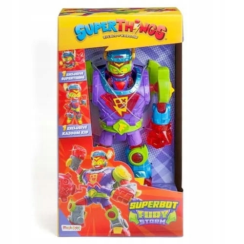 Super Zings Things Superbot Robot Fury Storm 9 (8431618018866) • Cena ...